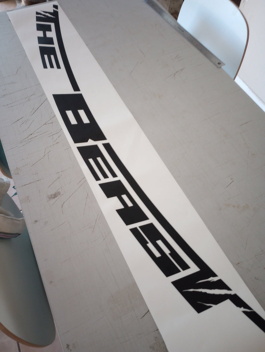 Ford F150 windshield decal sticker THE BEAST – Octo Lab Stickers