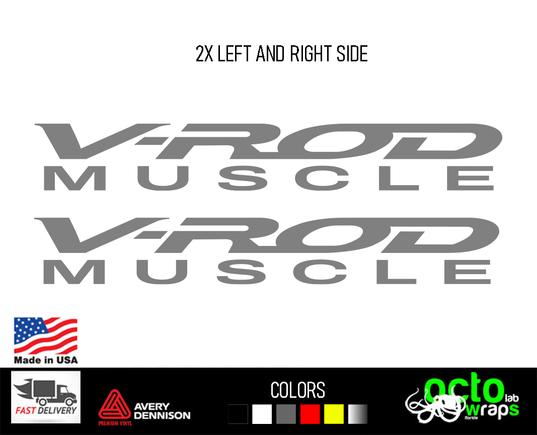 Harley Davidson V ROD muscle vrscf decal sticker – Octo Lab Stickers