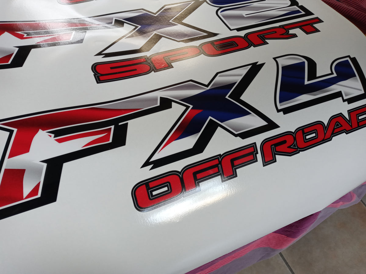 Ford F150 F250 F350 Fx4 FX2 2X sides decal stickers – Octo Lab Stickers