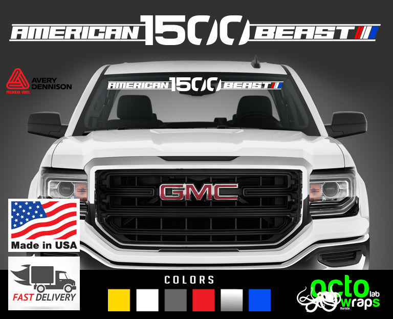 GMC decal sticker selection – Octo Lab Stickers
